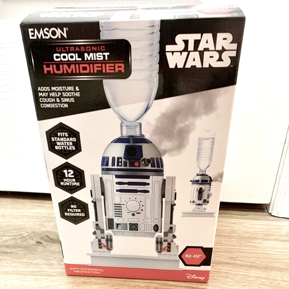Disney | Other | R2d2 Star Wars Water Bottle Ultrasonic Cool Mist ...